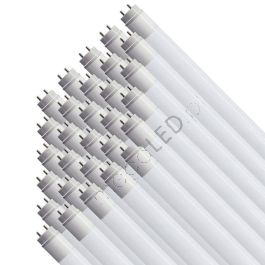 30szt x Tuba świetlówka LED T8 120cm 18W 1800lm 6400K Biała Zimna zasil ...